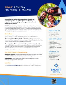SMART Recovery Family & Friends Flyer | VolunteerHQ
