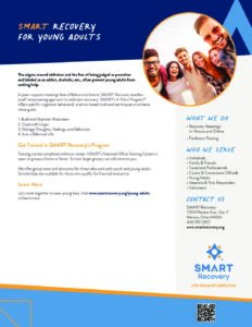 SMART Recovery Young Adults Flyer | VolunteerHQ